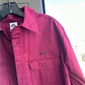 Nike | Shirts | Nwt Nike Sb Maroon Mens Shirt Jacket | Poshmark